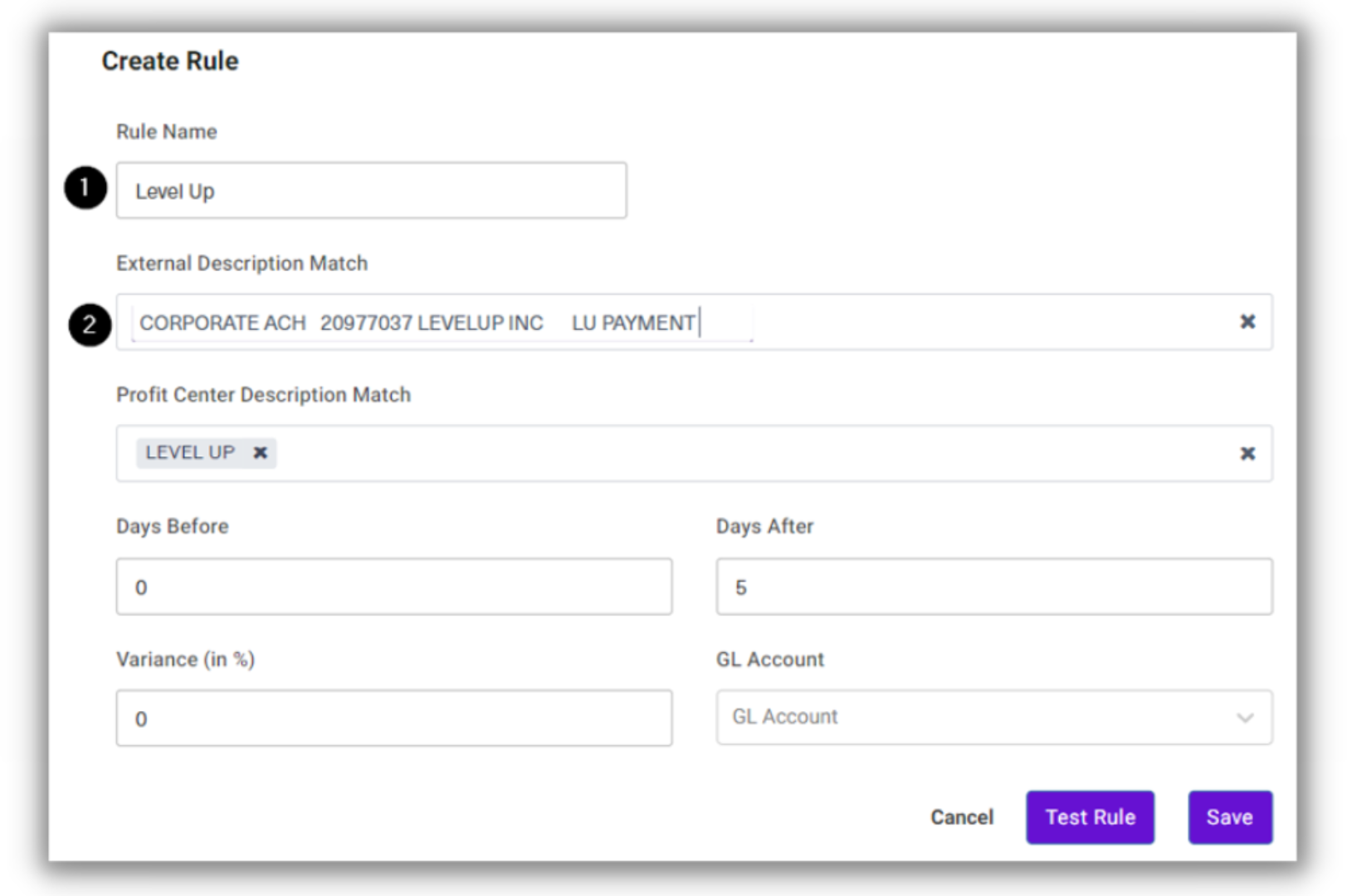 How to Setup a New Rule in RASI Cash Management – Back Office