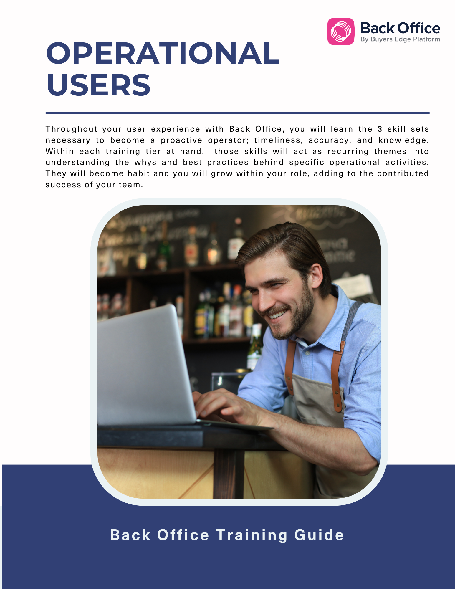 Operational User Training Guide – Back Office
